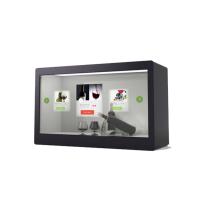 China 21.5 to 85 Inch Android Remote Control Transparent Display Box Flexible Advertising Equipment for sale