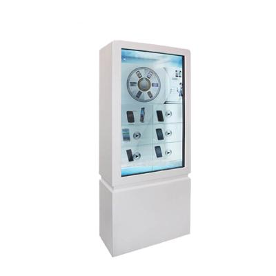 China 49 Inch 500nits High Brightness Transparent LCD Screen Digital Signage Display For Shopping Mall for sale