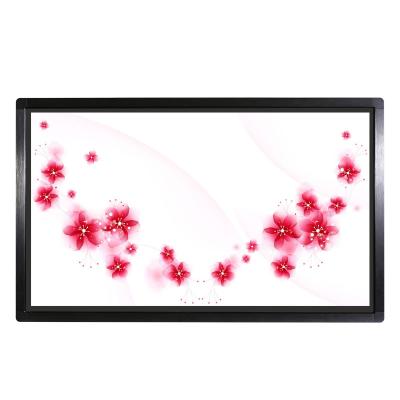 China Indoor Uitra Thin Touch Screen LCD Monitor Wall Mount 84 Inch Aluminum + Metal Shell for sale