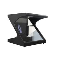 China Tempered Glass Optic Hologram Pyramid Display , Indoor Hologram Projection Screen for sale