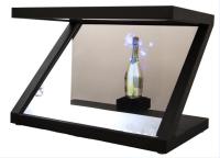 China Trade Show 3D Holographic Display 1 Side 180 Degree 22 Inch Sheet Metal Holocube for sale