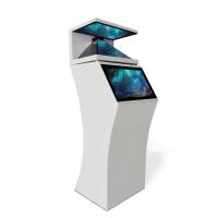 China 21.5 inch High Transparent Hologram Glass 3d hologram advertising display with touch screen optional for sale
