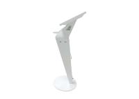 China Customized 22 Inch Floor Stand White Color Touch Screen Interactive Kiosk For Hotel for sale