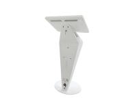 China Customized 22 Inch Floor Stand White Color Touch Screen Interactive Kiosk For Hotel for sale