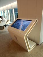 China 55 Inch Podium Windows All In One Pc Interactive Touch Computer Kiosk Query Machine 10 Points IR Touch for sale