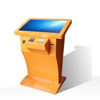 China 32 Inch Horizontal Build-In Pc Multi Touch Screen Interactive Self-Service Kiosk With Printer And Card Reader for sale