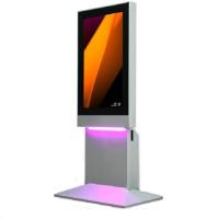China Standalone 43'' Super HD Human Sensor Advertising Touch Digital Kiosk Mall Advertising Kiosk for sale