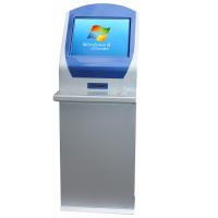 China Floor Stand Interactive Touch Screen Kiosk 19 Inch For Bank / Hotel / Lobby for sale