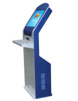 China Floor Stand Interactive Touch Screen Kiosk 19 Inch For Bank / Hotel / Lobby for sale