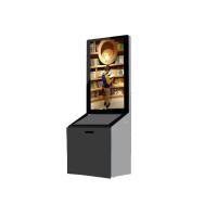 China 43 Inch Standing Advertising Display Bulit In Android / PC System With Donation Box for sale