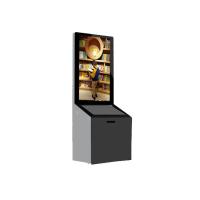 China 43 Inch Standing Advertising Display Bulit In Android / PC System With Donation Box for sale