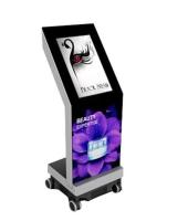 China Movable 21.5 Inch Touching Floor Standing Digital Signage With Calendar Exhibition Booth for sale