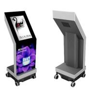 China Movable 21.5 Inch Touching Floor Standing Digital Signage With Calendar Exhibition Booth for sale
