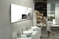 China 43 Inch Motion Sensor Wall Mount LCD Display Magic Mirror Lcd Advertising Screen for sale