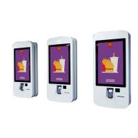 China Food Ordering Self Service Kiosk , Touch Screen Display Kiosk With Pos System / Bill Printer for sale