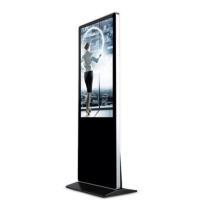China High Brightness Touch Screen Monitor Floor Stand , Digital Advertising Displays 43 - 65 Inch for sale