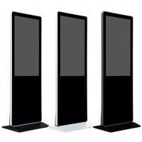 China High Brightness Touch Screen Monitor Floor Stand , Digital Advertising Displays 43 - 65 Inch for sale