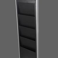 China Coffee Shop Capacitive Interactive Touch Screen Kiosk 21.5 Inch Free Standing With Magazine Holder for sale