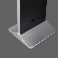 China Coffee Shop Capacitive Interactive Touch Screen Kiosk 21.5 Inch Free Standing With Magazine Holder for sale