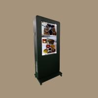 China Fan Cooling Outdoor Touch Screen Kiosk 55 Inch 1080P Double Sided LCD Display for sale