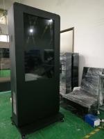 China Fan Cooling Outdoor Touch Screen Kiosk 55 Inch 1080P Double Sided LCD Display for sale