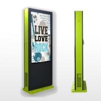 China 55 Inch Free Standing Digital Display Screens , Outdoor Interactive Kiosk IP65 2000nits for sale