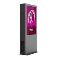 China 65 Inch Digital Kiosks Touch Screen , Floor Standing LCD Advertising Display With Air Conditioner for sale