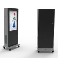 China 65 Inch Digital Kiosks Touch Screen , Floor Standing LCD Advertising Display With Air Conditioner for sale