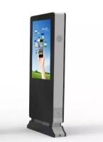 China Anti Glare Floor Standing Touch Screen Kiosk , Restaurant Digital Signage Dustproof for sale