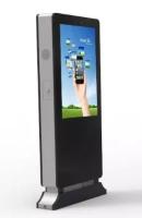 China Anti Glare Floor Standing Touch Screen Kiosk , Restaurant Digital Signage Dustproof for sale