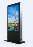 China 70 Inch Outdoor Interactive Kiosk Floor Standing Waterproof Touch Screen Build In Computer Totem for sale