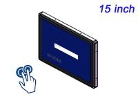 China 15-Inch Embedded Touch Screen for Security Panels, Warehouse Automation, Process Monitoring, and Vending Machines for sale