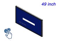 China 49-Inch Embedded Touch Display for Manufacturing Control Systems, Laboratory Instruments, Public Terminals, and HMI Panels for sale