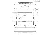 China 19-Inch Embedded Monitor for Security Panels, Industrial Equipment, Medical Displays, and Public Information Kiosks for sale