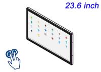 China 23.6-Inch Android Embedded Touch Display for Medical Diagnostics, CNC Machines, Oil and Gas Monitoring, and Advanced HMI Applications for sale