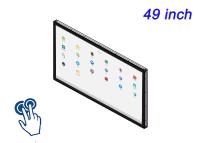 China 49-Inch Android Embedded Touch Screen for Smart City Displays, Stadium Interfaces, Large-Scale Retail Advertising, and Command Centers for sale