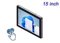 China 15-Inch Windows Touch Embedded Screen for Security Monitoring, Factory Automation, Warehouse Management, and Transportation Displays for sale