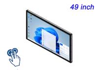 China 49-Inch Windows Touch Embedded Display for Immersive Gaming, Large Format Digital Signage, Command and Control Centers, and High-End Interactive Displays for sale
