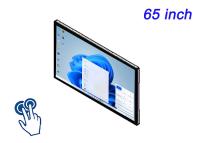 China 65-Inch Windows Touch Embedded Display for Digital Signage Networks, Control Room Applications, Immersive Experiences, and High-Impact Presentations for sale