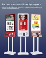 China Floor Standing Capacitive Digital Kiosks Touch Screen 32 Inch Android 5.1 POS Kiosk for sale