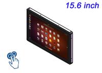 China 15.6-Inch Linux Touch Embedded Screen for Public Kiosks, Energy Management Systems, Factory Automation, and Educational Displays for sale