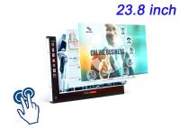 China 23.8-Inch Linux Touch Embedded Display for Retail Advertising, Traffic Management Systems, Scientific Research Panels, and Command Centers for sale