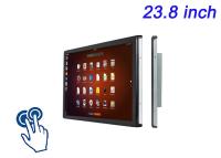 China 23.8-Inch Linux Touch Embedded Display for Retail Advertising, Traffic Management Systems, Scientific Research Panels, and Command Centers for sale