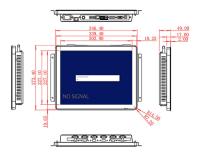 China 15-Inch Compact Display Unit for Facility Control Panels, Public Information Boards, Warehouse Interfaces, and Logistics Systems for sale