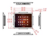 China 19-Inch Linux Embedded Interaction Unit for Security Systems, Industrial Equipment, Retail Advertising, and Public Service Stations for sale