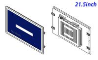China 21.5-Inch High-Definition Monitor for Smart City Applications and Digital Signage for sale