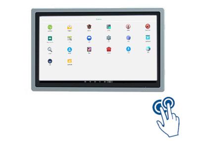 China 18.5-Inch Fanless Android Touch Monitor for Transportation Hubs and Industrial Control for sale