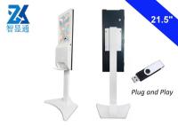 China Standalone Hand Sanitizer Digital Signage Kiosk 21.5 Inch for sale