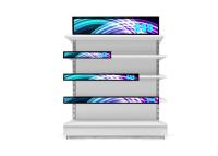 China 23.1 inch Shelf edge lcd display stretched bar ultra wide screen for supermarket advertisement for sale