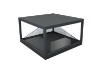China Full HD 19 Inch 360 degree Holographic Display 3d holographic display pyramid box with 4 Sides View for sale